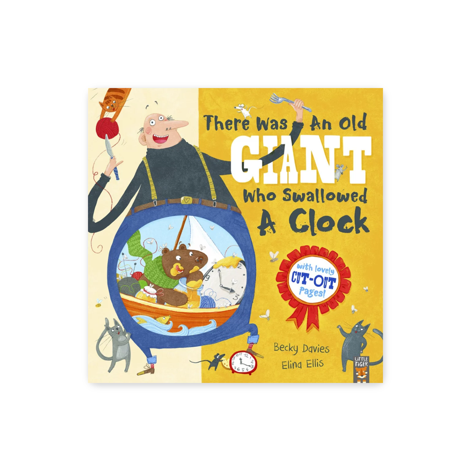 There was an old giant who swallowed a clock - Kids Book Club